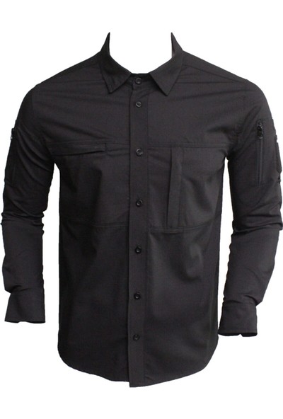 Combat Taktik Gömlek Siyah 520 Combat Taktik Gömlek Siyah 520