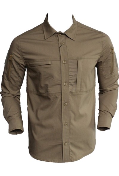 Combat Taktik Gömlek Bej 520 Combat Taktik Gömlek Bej 520