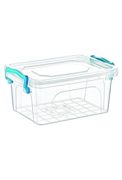 Vakia 3,5 Litre Dikdörtgen Saklama Kabı / Kilitli Saklama Kutusu Vakia 3,5 Litre Dikdörtgen Saklama Kabı / Kilitli Saklama Kutusu