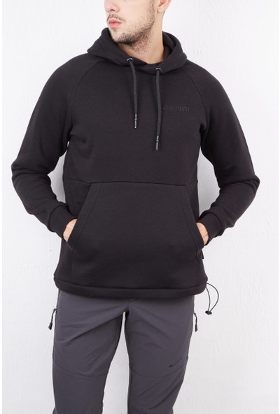 Alpinist Delta Kapşonlu Sweatshirt Siyah Siyah - M Alpinist Delta Kapşonlu Sweatshirt Siyah Siyah - M