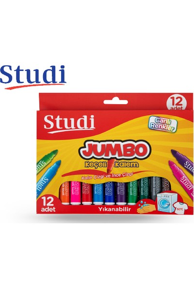 Studi Jumbo Keçeli Kalem