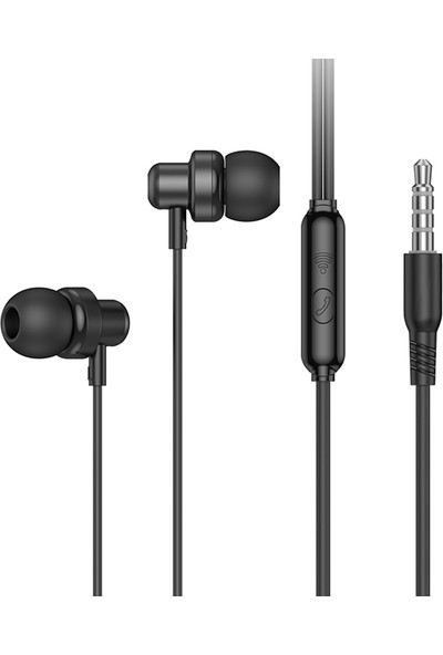 Reeltech Kablolu Kulaklık Kablolu Kulak Içi Kulaklık Mikrofonlu Kulaklık