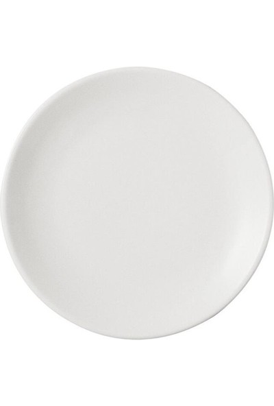 Porland Lebon Beyaz Kalın Düz Tabak 19CM