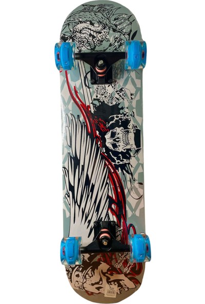 Çevik Polat Profesyonel Zımparalı Silikon Tekerli Işıklı Kaykay