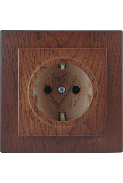 Nilson Touran Ceviz Topraklı Priz