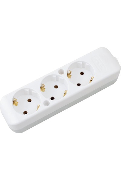 Nilson Flash 3'lü Topraklı Grup Priz Kordonsuz