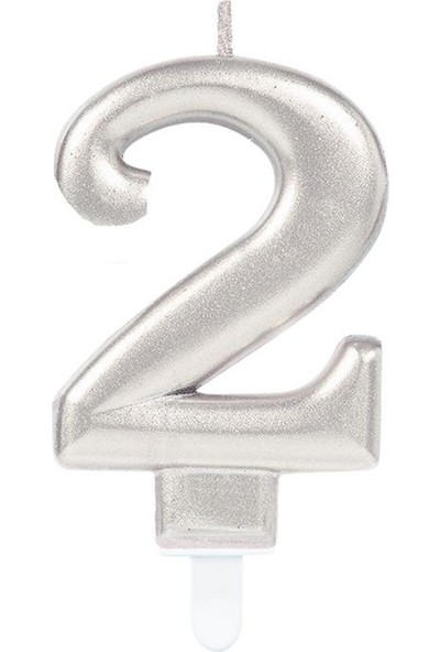 Go İthalat 2 Rakamı Mum Gümüş Renk