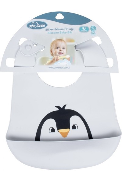 Sevi Bebe Silikon Desenli Mama Önlüğü Sevi Bebe Silikon Desenli Mama Önlüğü