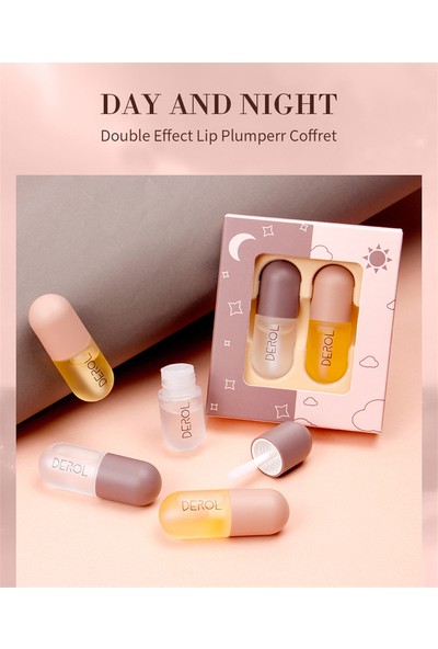 Derol Dudak Dolgunlaştırıcı & Nemlendirici Set