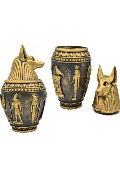 My Trend Hobi Atölyesi Antik Mısır Tanrısı Anubis Kapaklı Kutu Biblo Dekoratif Hediyelik Eşya My Trend Hobi Atölyesi Antik Mısır Tanrısı Anubis Kapaklı Kutu Biblo Dekoratif Hediyelik Eşya