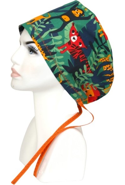 Doktorbonem Tesettür Jungle Yeşil Orman Cerrahi Bone