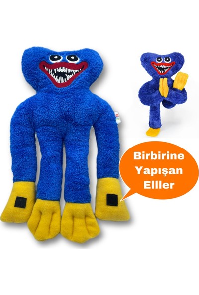 Roseroi Huggy Wuggy Peluş Elleri Yapışkan Ayıcık Yastık 40CM Oyuncak Popit Roseroi Huggy Wuggy Peluş Elleri Yapışkan Ayıcık Yastık 40CM Oyuncak Popit