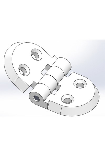 Ünal Kalıp Plastik Menteşe Kısa-Kısa