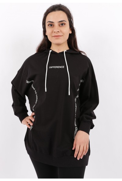 Ikoll 27347 Kadın Yarasa Kol Kapısonlu S-Shırt Ikoll 27347 Kadın Yarasa Kol Kapısonlu S-Shırt