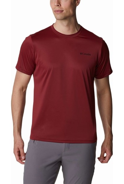 Columbia Hike Crew Erkek Bordo Kısa Kollu Tişört AO1419-664 Columbia Hike Crew Erkek Bordo Kısa Kollu Tişört AO1419-664