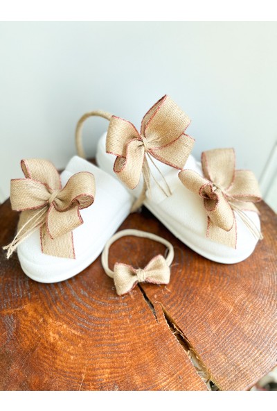 Yuppiimini Kids Hasır Lohusa Taç Terlik Bandana Seti