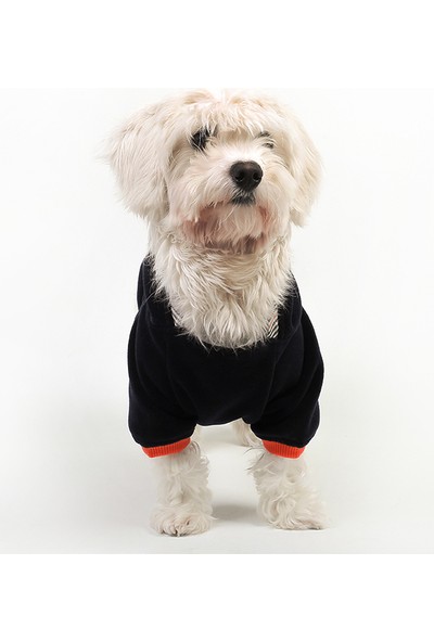 Peti Tailor Köpek Kıyafeti Kapüşonlu Polar Sweatshirt Cepli Model Lacivert Peti Tailor Köpek Kıyafeti Kapüşonlu Polar Sweatshirt Cepli Model Lacivert