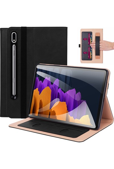 Generic Samsung Galaxy Tab S7 + / T970 Deri Kılıfı Için Siyah (Yurt Dışından) Generic Samsung Galaxy Tab S7 + / T970 Deri Kılıfı Için Siyah (Yurt Dışından)