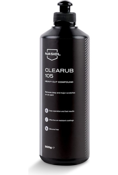 Nasiol Clearub 105 Ağır Çizik Giderici Pasta Nasiol Clearub 105 Ağır Çizik Giderici Pasta