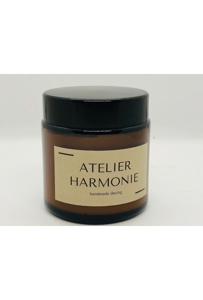 Atelier Cam Kavanozda Kokulu Mum Soya Wax Handmade