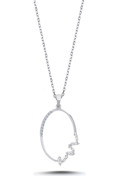 LEA's Pırlanta 0.33 Karat Baget Pırlanta Kolye 23500005