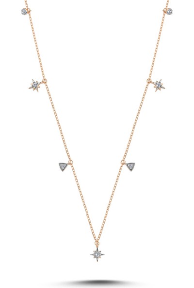 LEA's Pırlanta Pırlanta Taşlı Zincirli Kolye 23100010