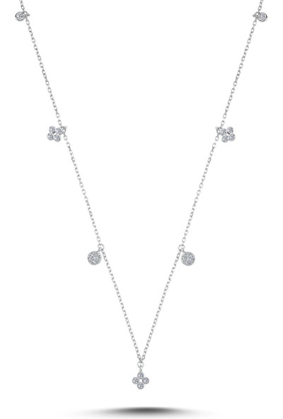 LEA's Pırlanta Pırlanta Taşlı Zincirli Kolye 23100001