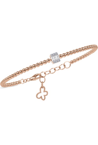LEA's Pırlanta 0.17 Karat Pırlantalı Baget Bileklik 43100008