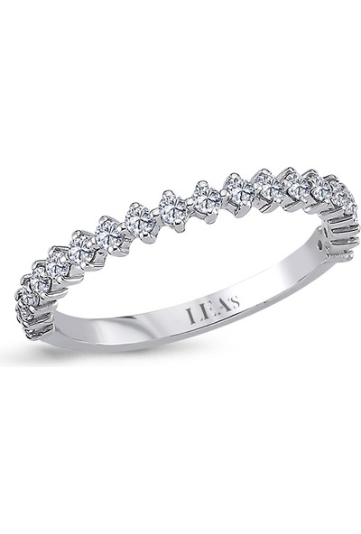 LEA's Pırlanta 0.42 Karat Pırlanta Yarımtur Yüzük 13100281