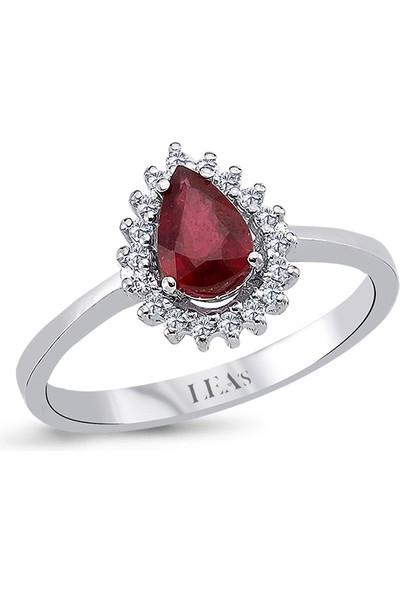 LEA's Pırlanta Pırlantalı Damla Yakut Anturaj Yüzük 13300305 LEA's Pırlanta Pırlantalı Damla Yakut Anturaj Yüzük 13300305