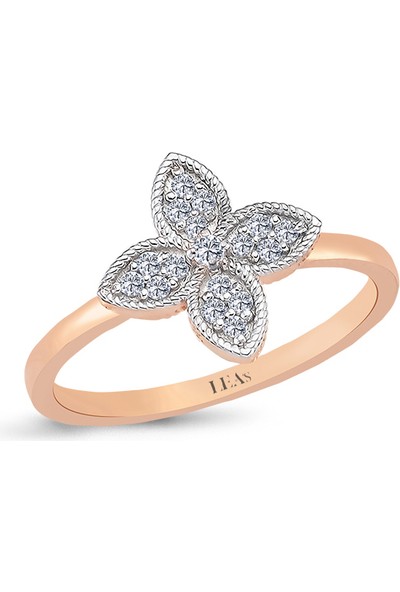 LEA's Pırlanta Pırlanta Taşlı Yonca Yüzük 13100064