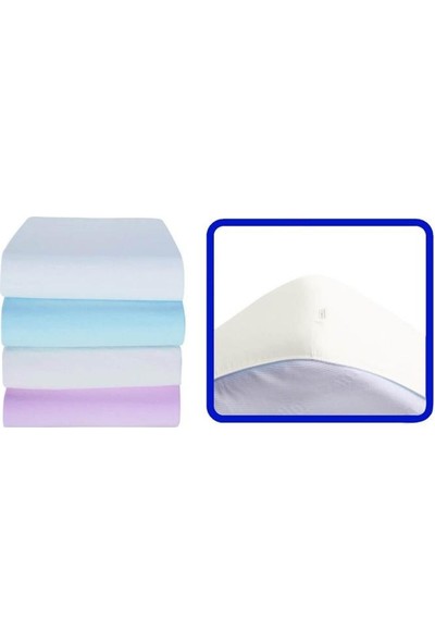 Sevi Bebe Lastikli Bebek Çarşafı - Beyaz (70X135CM)