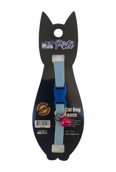 Gezeroğlu Petshop Yavru Köpek ve Kedi Boyun Tasması (Ayarlanabilir) Mavi Gezeroğlu Petshop Yavru Köpek ve Kedi Boyun Tasması (Ayarlanabilir) Mavi