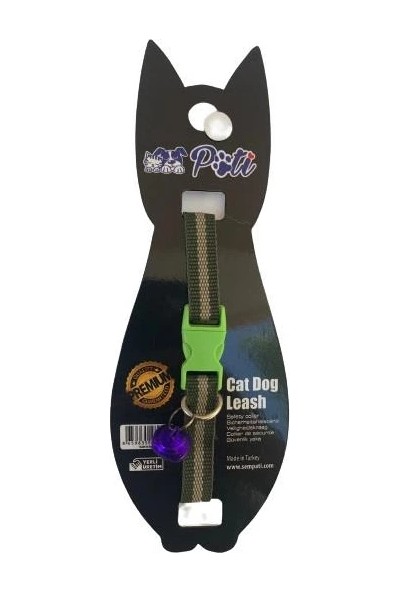 Gezeroğlu Petshop Yavru Köpek ve Kedi Boyun Tasması (Ayarlanabilir) Haki Gezeroğlu Petshop Yavru Köpek ve Kedi Boyun Tasması (Ayarlanabilir) Haki
