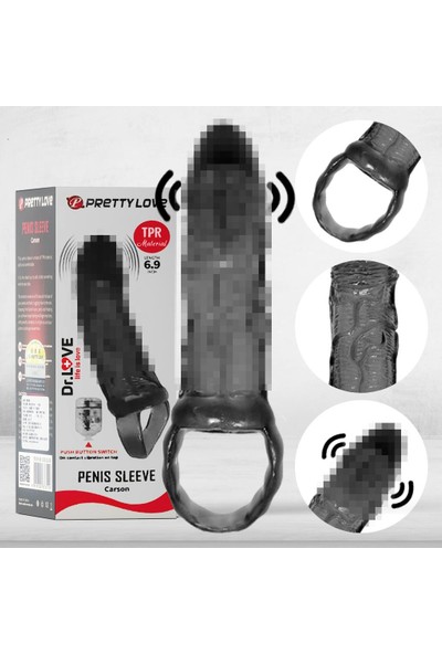 Drlove Titreşimli, Penis, Kılıfı 5cm, Dolgulu Uzatmalı Prezervatif. Drlove Titreşimli, Penis, Kılıfı 5cm, Dolgulu Uzatmalı Prezervatif.