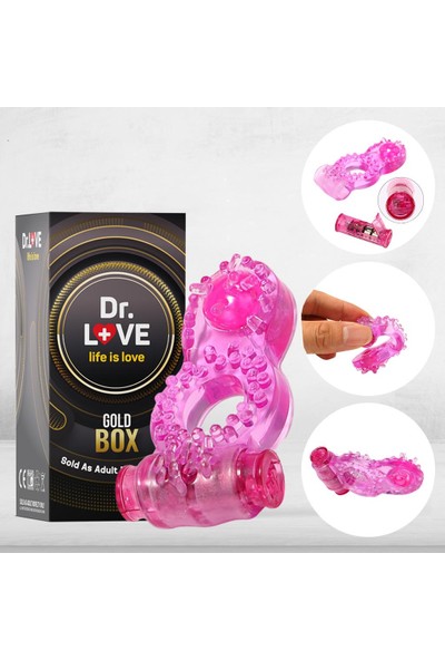 Drlove Titreşimli Klitoral Uyarımlı Penis Halkası Drlove Titreşimli Klitoral Uyarımlı Penis Halkası