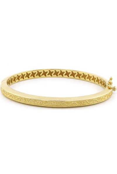 Altınkaynak 14 Ayar Kelepçeli Altın Bilezik