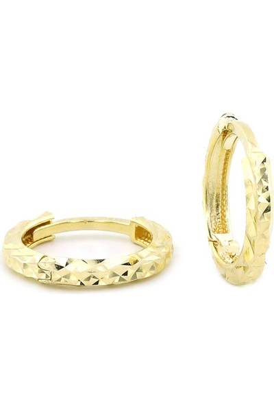 Altınkaynak 14 Ayar Halka Altın Küpe