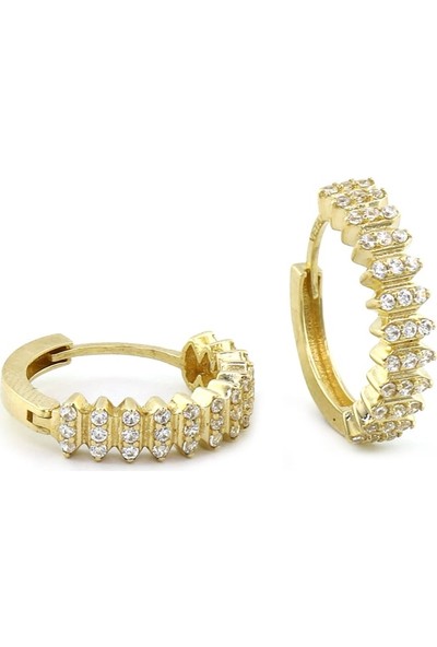 Altınkaynak 14 Ayar Halka Altın Küpe