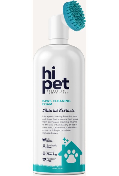 Hipet Köpek Pati Temizleme Köpüğü Hipet Köpek Pati Temizleme Köpüğü
