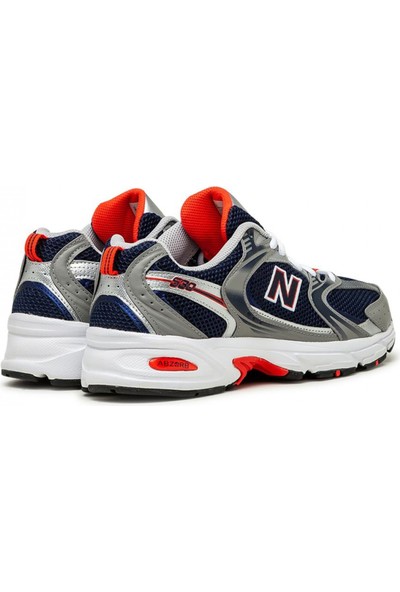 New Balance Nb 530 Beyaz Kırmızı Gümüş Moda Spor Ayakkabı
