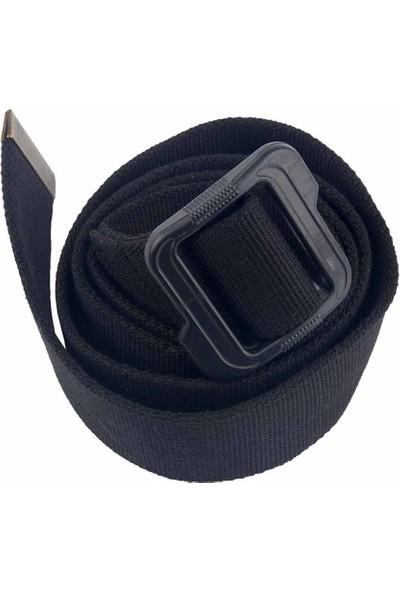 Tugan Taktik Kemer Kırılmaz Plastik Tokalı Siyah