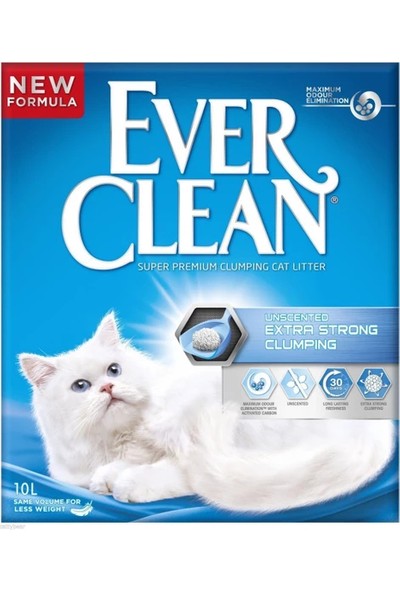 Ever Clean Extra Strength Unscented Kokusuz Doğal Kedi Kumu 2X10 Lt Ever Clean Extra Strength Unscented Kokusuz Doğal Kedi Kumu 2X10 Lt