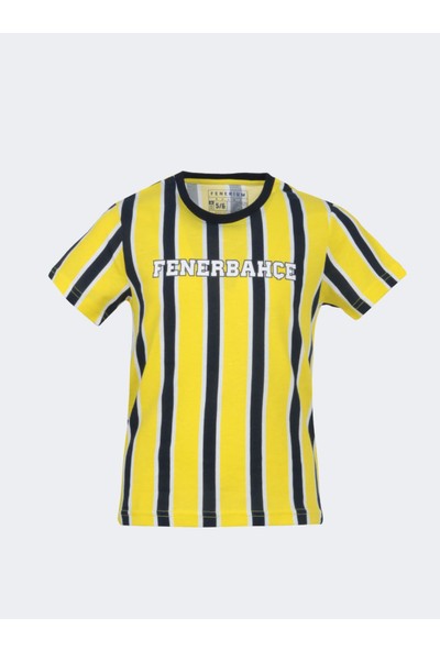 Fenerium Çocuk Kolej Çizgili Fb T-Shirt