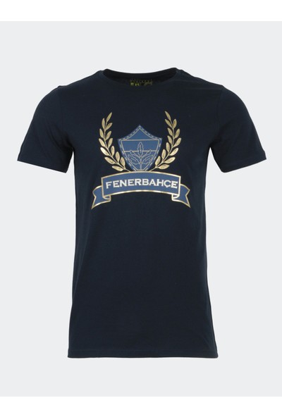 Erkek Tribün Çelenk Baskılı T-Shirt Erkek Tribün Çelenk Baskılı T-Shirt