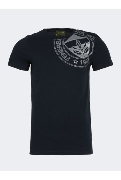 Fenerium Erkek Tribün Omuz Logo T-Shirt