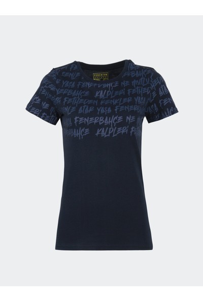 Fenerium Kadın Tribün Pattern T-Shirt