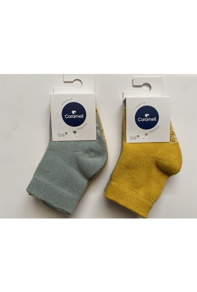 Caramell Pamuklu 2'li Çorap