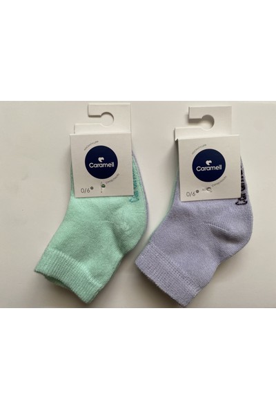 Caramell Pamuklu 2'li Çorap