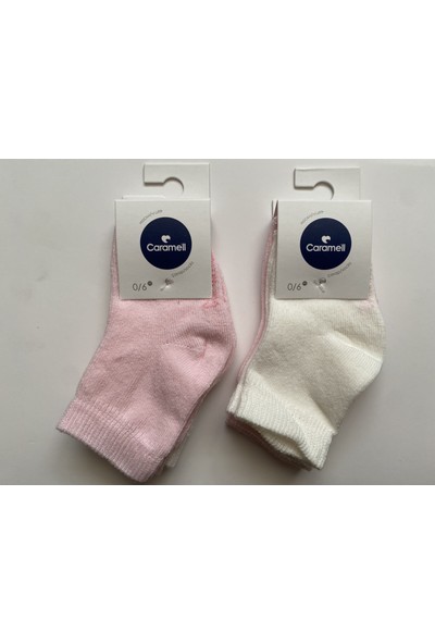 Caramell Pamuklu 2'li Çorap